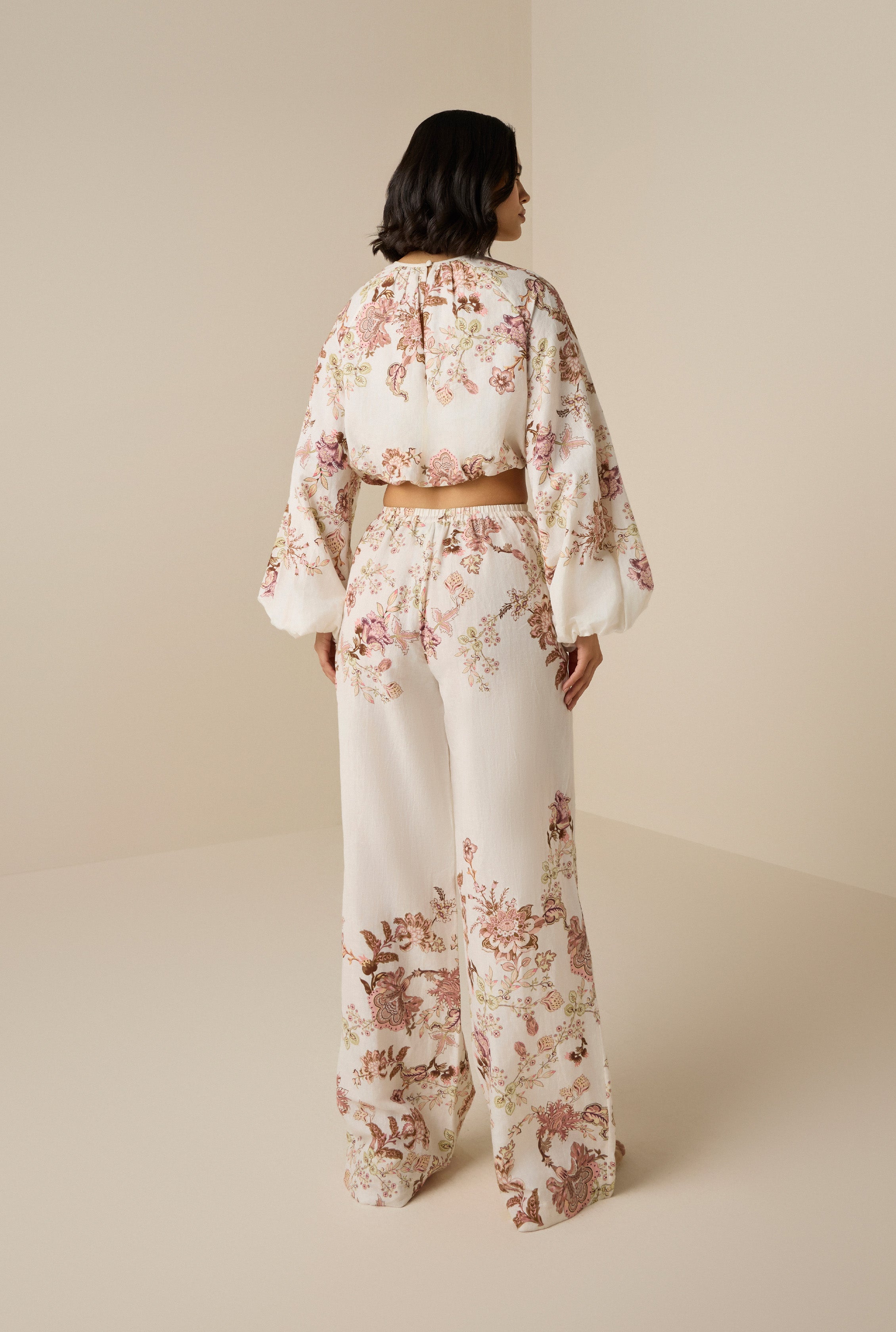 Diza Bubble Hem Top – Hemant & Nandita